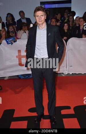 Liam Neeson attends the Widows screening held at the Roy Thomson Hall ...
