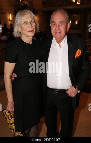 Alfred Akirov et sa femme Hava lors de l'ouverture du Spa Akasha de l ...