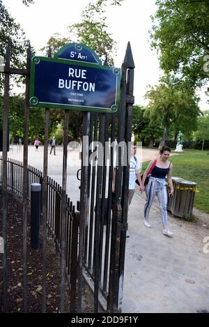 Rue buffon sign in paris france Stock Photo - Alamy