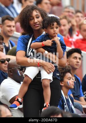 Family of Steven NZONZI during the 2018 FIFA World Cup Russia game ...
