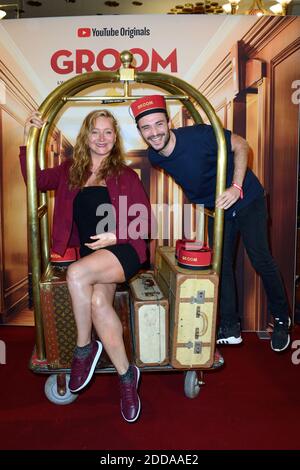 Julie Ferrier et Jerome Niel at the premiere of YouTube series Les ...