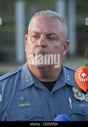 Anne Arundel County Police Chief Amal E. Awad, speaks during a news ...