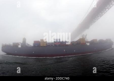 The container ship MSC Fabiola, the largest such vessel ever to dock in ...