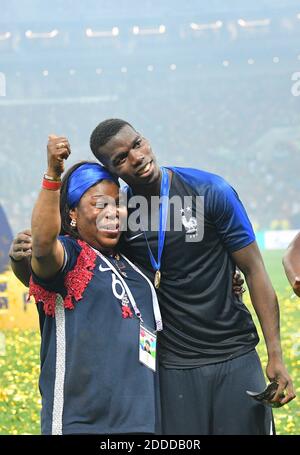 Yeo Moriba, mother of Paul Pogba, arrives at the presidential Elysee ...