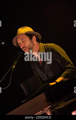 Arthur H (Arthur Higelin) performs in concert at Francofolies Festival ...