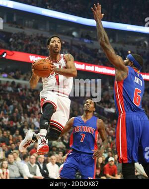 Detroit Pistons guard Derrick Rose plays during the second half of an ...