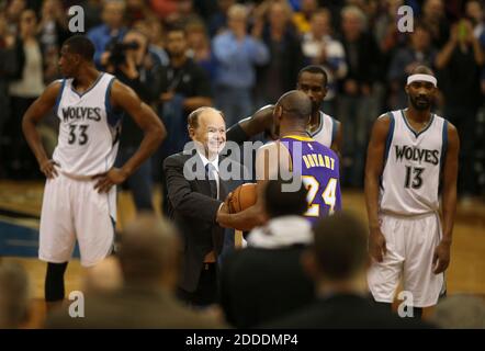 Minnesota Timberwolves owner Glen Taylor and his wife, Bonnie, watch ...