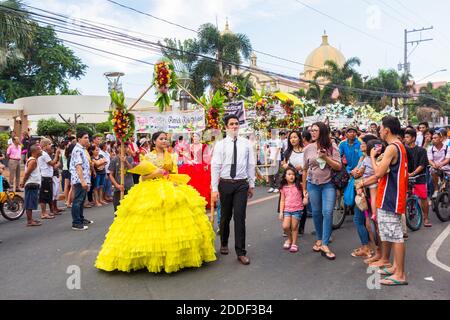The Santacruzan, a religio-histocal pageant celebrated during the month of May in the ...