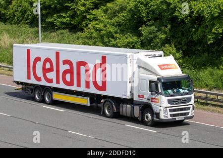 Iceland fridge trailers, refrigerated food transport, chilled food ...