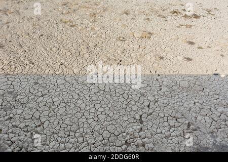 Drought Zayandeh River or Zayandeh-Rood or Zayanderood in winter ...