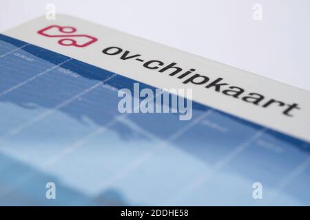 The Dutch public transportation card called 'OV-Chipkaart' for train ...