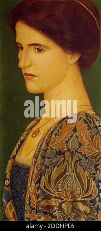 Fiammetta (Portrait of Georgie Gaskin), 1898 Stock Photo - Alamy