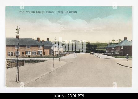 Postcard, Witton Lodge Road Perry Common, Birmingham, 1930-40 ...