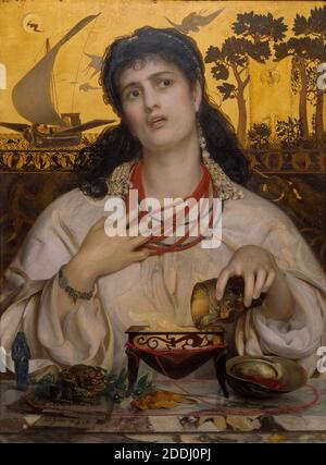 Medea, 1868. Artist: Frederick Sandys. Greek legend describes Medea as ...