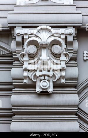 Art Nouveau building at 10b Elizabeth Street (Elizabetes iela), house ...