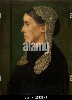 Portrait of Mrs Henry Gaskin (Artist's Mother), 1888. By Arthur Joseph ...