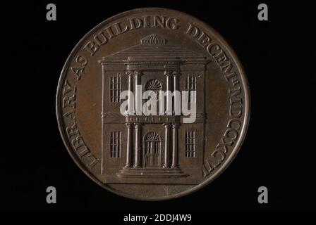 18th Century Copper Token, Library, Birmingham, 1797 Peter Kempson ...