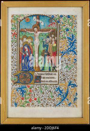 St Crucifixion, 15th Century, Unknown Artist, Applied Arts, Ink ...