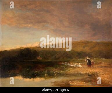 Evening, 1851-1853. By David Cox Stock Photo - Alamy