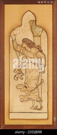 Hope, 1873. Sir Edward Burne-Jones (d.1898). Stained glass design for ...