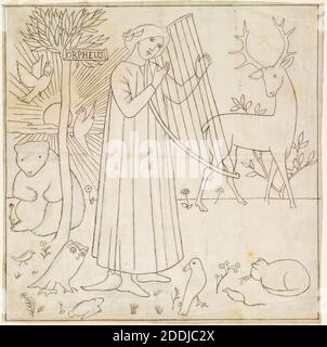 Orpheus With His Lyre, 1860-1900. Philip Webb Stock Photo - Alamy