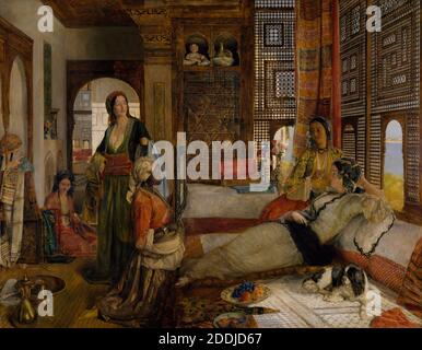 The Harem, 1876 - John Frederick Lewis Stock Photo - Alamy