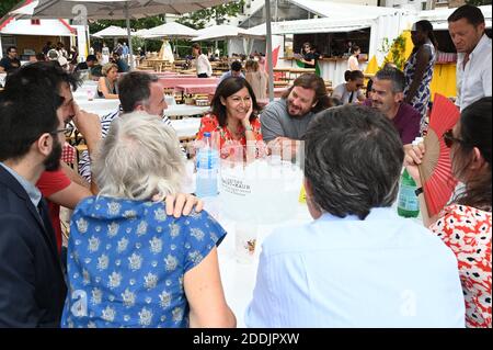 Anne Hidalgo at the Pop Market in Paris, France on July 20, 2019. Photo ...