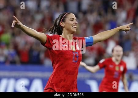 USA’s Alex Morgan celebrates with teammates during the FIFA Women ...