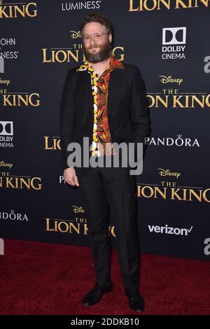 Seth Rogen attends the world premiere of Disney's "The Lion King" at ...