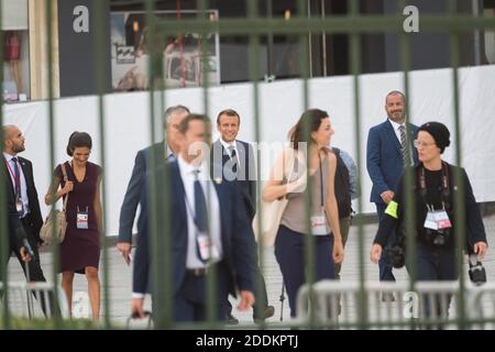 Alice Rufo and Emmanuel Macron. French President Emmanuel Macron ...