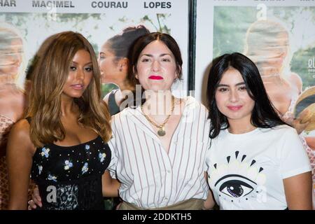 Zahia Dehar and Rebecca Zlotowski attends the 'Une Fille Facile' Paris ...