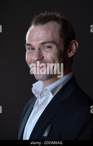 Exclusive. Robinson Stevenin posing during a photo session as part of ...