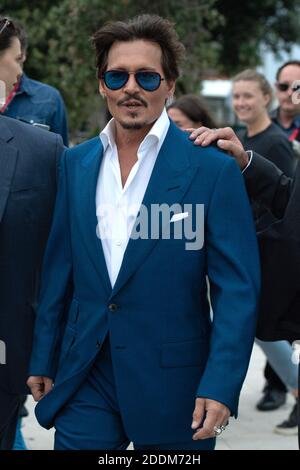 Johnny Depp arriving on the Lido as part of the 76th Venice ...