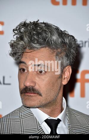 Taika Waititi attends the "Jojo Rabbit" premiere during the 2019 ...