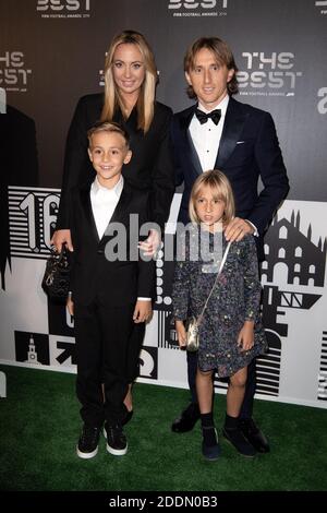 Luka Modric and Vanja Bosnic attend the El Corazon De Sergio Ramos ...