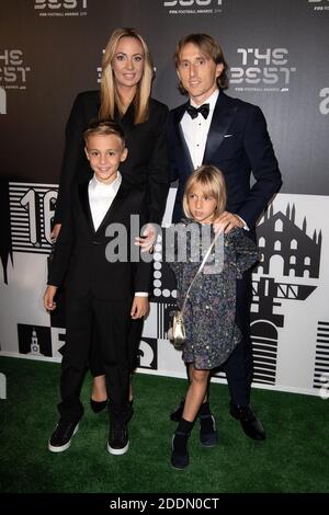 Luka Modric and Vanja Bosnic attend the El Corazon De Sergio Ramos ...