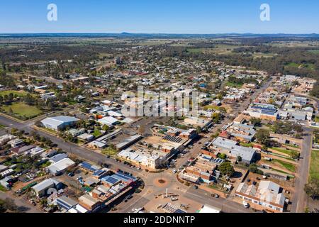 The town of condobolin in the central west of New South Wales ...