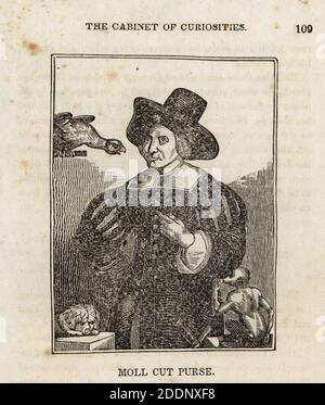 Mary Frith (c. 1584-1659), also known as Moll (or Mal) Cutpurse, was a ...