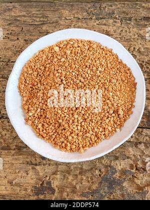 Tarhana, fermented powder is traditional dried soup flour with yoghurt ...