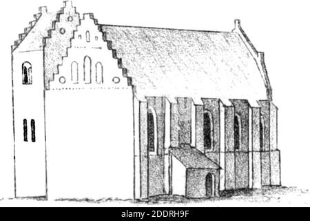 Klosterkyrkan i Lund 1830 Stock Photo - Alamy