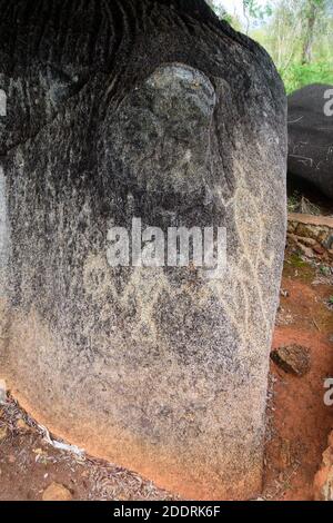Tutari Megalithic Site in Doyo Lama village, near Sentani Lake ...