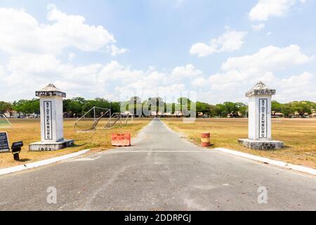 Entrance of the former Fort Stotsenburg, now part of Clark City in ...