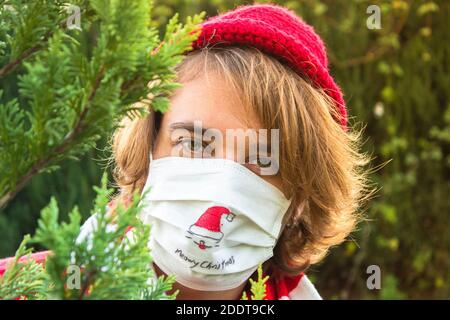 Young man celebrating Christmas Stock Photo - Alamy