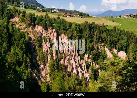 Earth pyramids of Ritten, Longomoso, Renon - Ritten region, South Tyrol ...