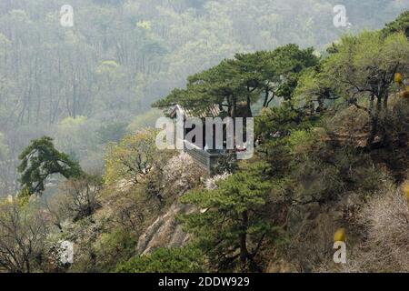 Monastery. Qianshan National Park, Anshan, Liaoning Province, China ...