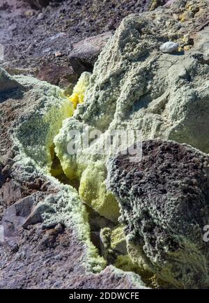 Sulfur vapor, Vulcano Island, Aeolian Islands, Italy Stock Photo - Alamy