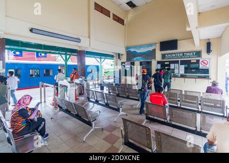 The train station in Tenom, Sabah, Malaysia Stock Photo - Alamy