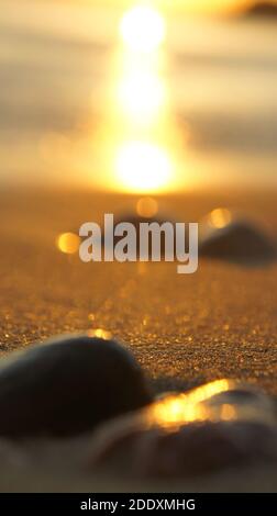 Athens, Greece November 28th sunset in the beach Stock Photo - Alamy