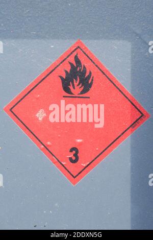 Flame is burning Flammable liquid symbol Stock Photo - Alamy