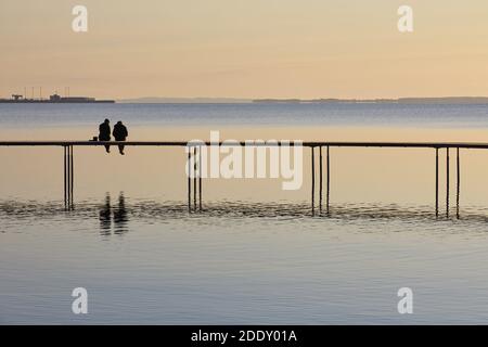 The Infinity Bridge in Aarhus, Denmark Stock Photo - Alamy